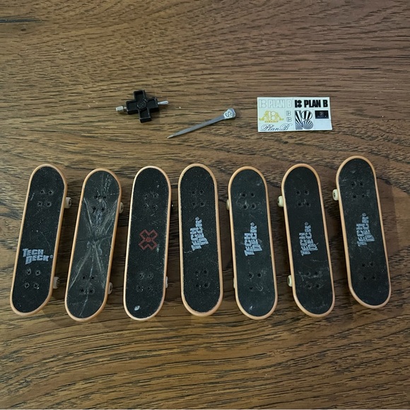 Tech Deck | Toys | Vintage Vtg 99s 90s Lot Of 7 Tech Deck Finger ...